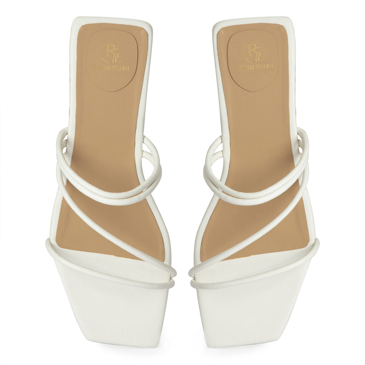 Ivory White Slides – Bombay Brown India
