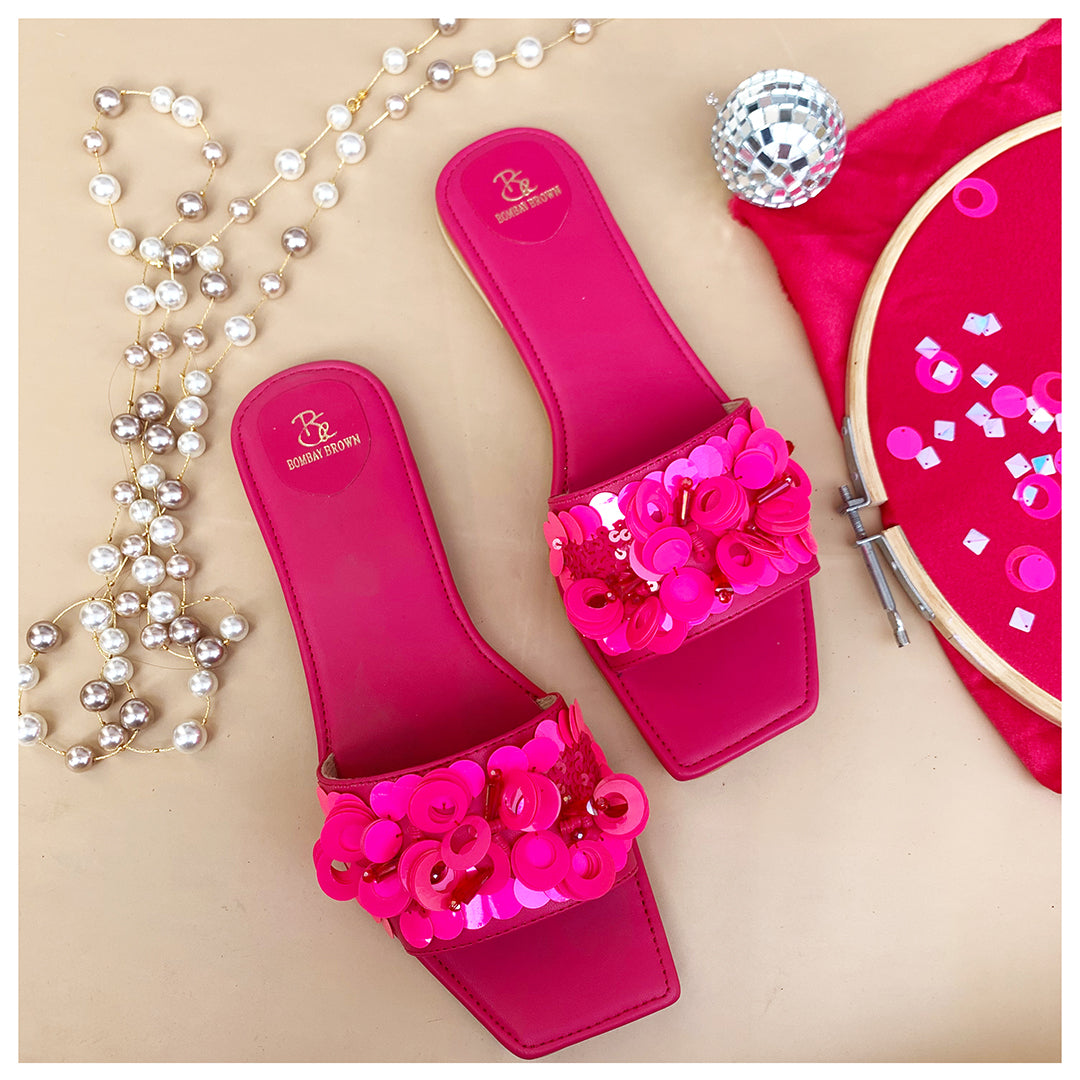 Fierce Fuchsia Flats – Bombay Brown India